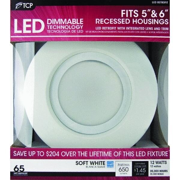 Tcp LED Recessed Light Kit RL10DR427K | Zoro