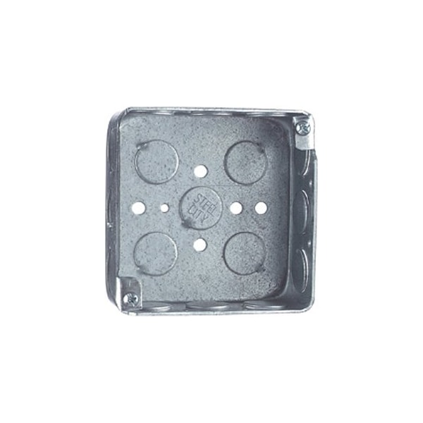 Abb Electrical Box, 21 cu in, Square Box Type, Steel, Square Shape ...