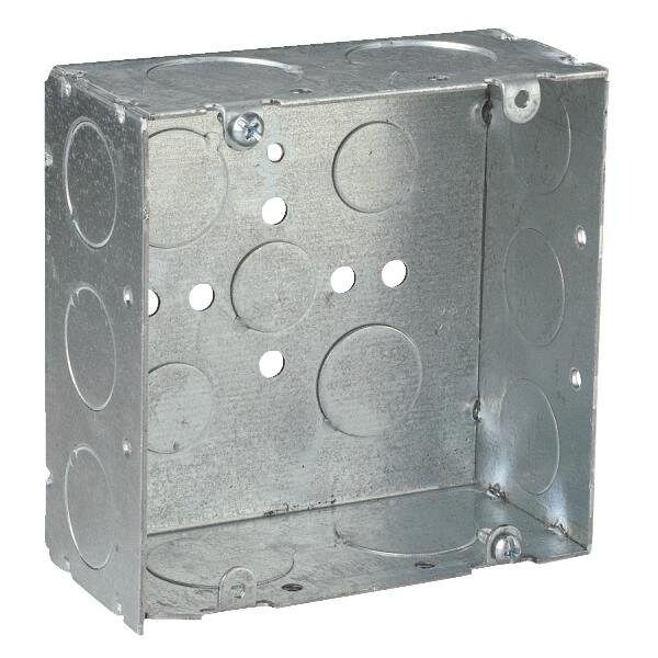 Steel City Electrical Box, Square Box Type, Square Shape 259B | Zoro