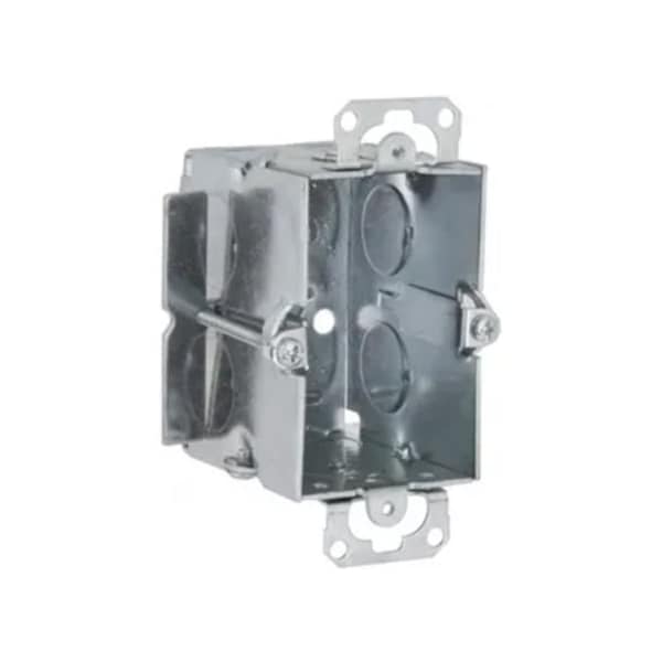 Steel City Electrical Box, 12.5 cu in, Switch Box Type, 1 Gang, Steel ...