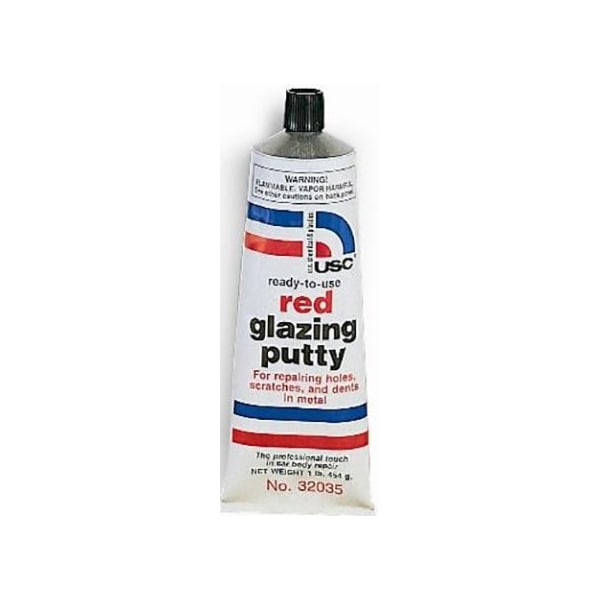 U.S.Chemical RED GLAZE/PUTTY 1LB TUBE 32035 | Zoro