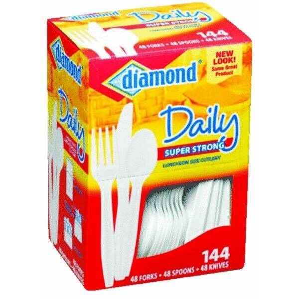 Jarden Heavy-duty Plastic Cutlery Set 41426-10065 | Zoro