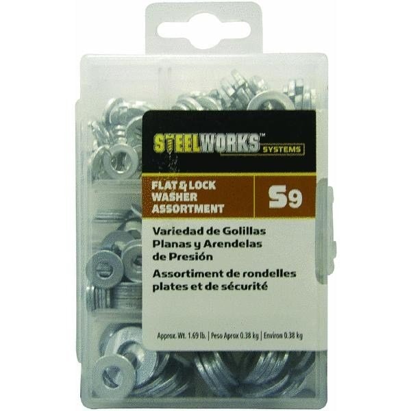 Hillman Flat Lock & Washer Assortment Kit 130208 | Zoro