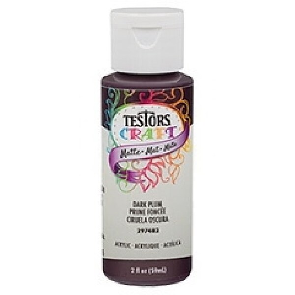 Rust-Oleum CRAFT PAINT 2 OZ MATTE DARK PLUM TESTORS 297482 | Zoro