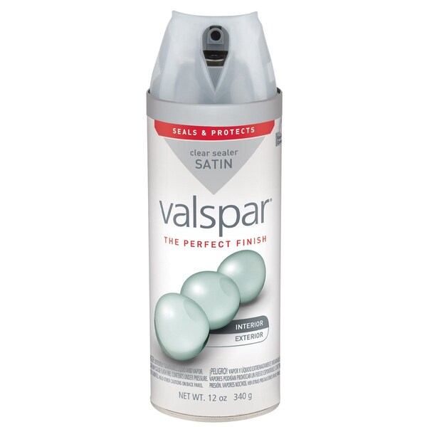 Valspar Premium Enamel Aerosol Clear Finish Spray Paint 410.0085059.076 ...