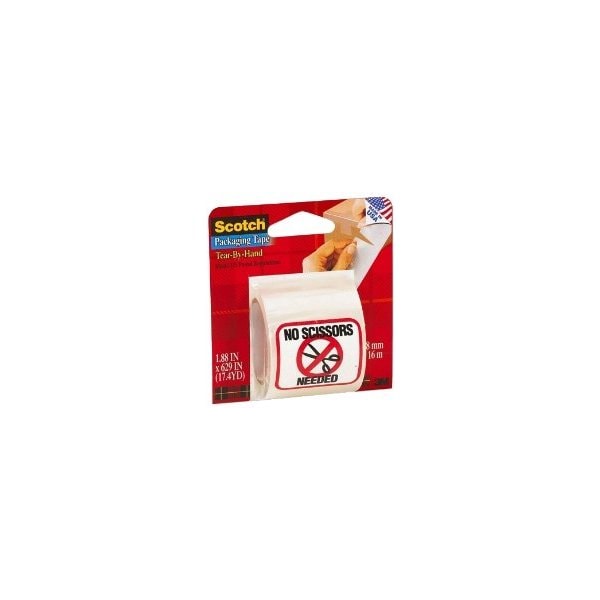 3M Scotch Hand Tearable Packaging Tape 051131657458 | Zoro