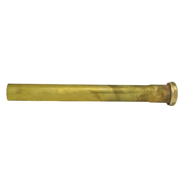Jones Stephens 1-1/4 in. x 12 in. Rough Brass Slip Joint Extension Tube ...