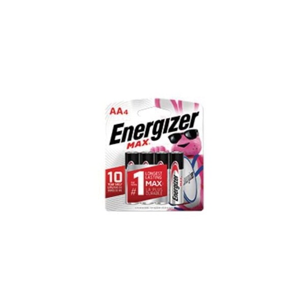 Energizer BATTERY ALKALINE AA, 12PK E91BW12EM | Zoro