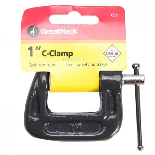 Great Neck C-Clamps 1 in. G/N Iron CC1 | Zoro