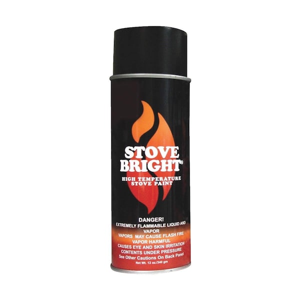 Stove Bright High Temperature Metallic Black Stove Paint 6309 | Zoro
