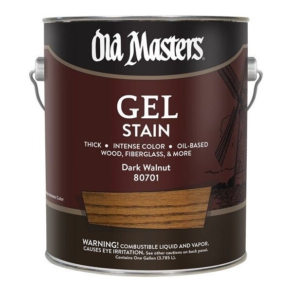 Old Masters 1G Dark Walnut Gel Stain 550 VOC 80701 | Zoro