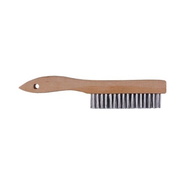 Dynamic Paint Products Dynamic 4 x 16 Row Wood Shoe Handle Wire Brush ...