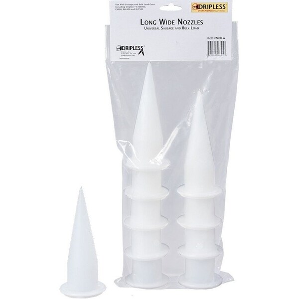Dripless Long And Wide Replacement Nozzles For Sausage And Bulk Load ...