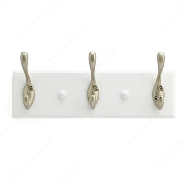 Richelieu Hardware Richelieu Utility Hook Rack, 2-7/8 in L, 10 in W ...