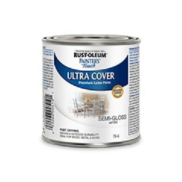 Rust-Oleum Paint Acrylic Ltx Sg Wht 236ml N1993730 | Zoro