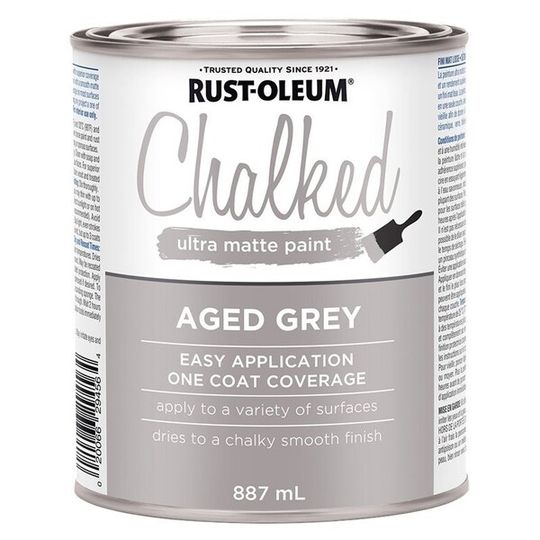 Rust-Oleum Paint Aged Grey 887ml 286944 | Zoro