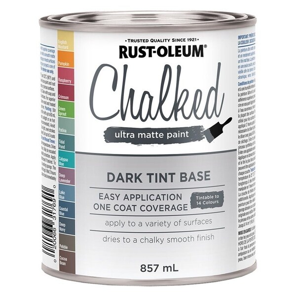 Rust-Oleum Paint Dark Tint Base 857ml 299386 | Zoro