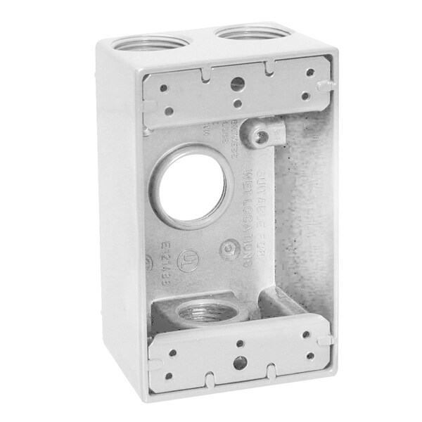 Teddico Bwf Electrical Box, 18.3 cu in, Outlet Box Type, 1 Gang, Die ...