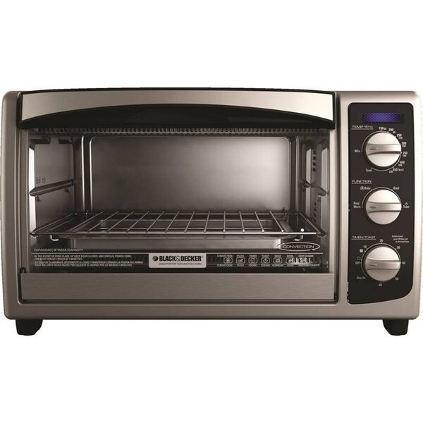 Applica Consumer Products Black+Decker Toaster Oven, 6 Slice/Hr ...