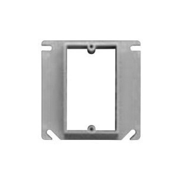 Abb Electrical Box Cover, 1 Gang, Square, Non-Metallic, Raised Cover ...