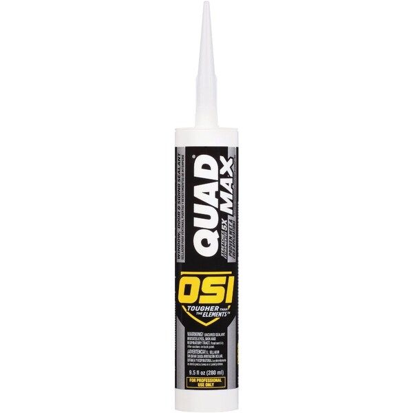 Henkel Osi Quad Max Sealant, Black, -14 To 158 Deg F, 9.5 Oz Cartridge ...