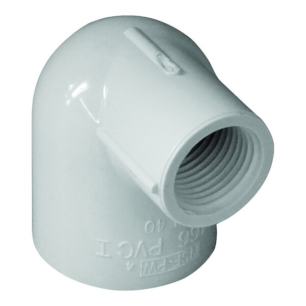 Genova LASCO 407130BC Pipe Elbow, 1 x 1/2 in, Slip x FPT, 90 deg Angle ...