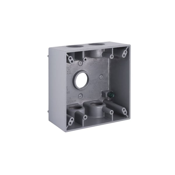 Hubbell Electrical Box, 31 cu in, FSS Box Type, 2 Gangs, Aluminum ...