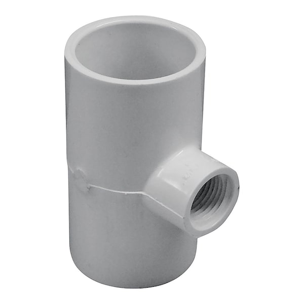 Genova LASCO 402166BC Reducing Pipe Tee, 1-1/4 x 1/2 in, Slip x FIP ...