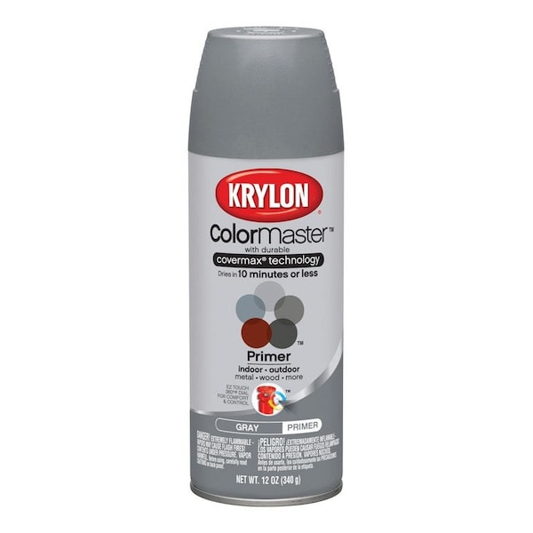 Krylon Paints 12Oz All Gray Primer 1318 | Zoro