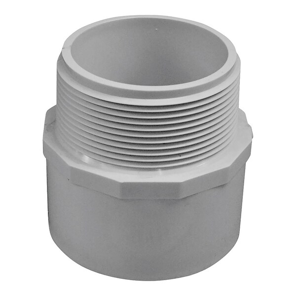 Genova LASCO 436040BC Pipe Adapter, 4 in, Slip x MIP, PVC, SCH 40 ...