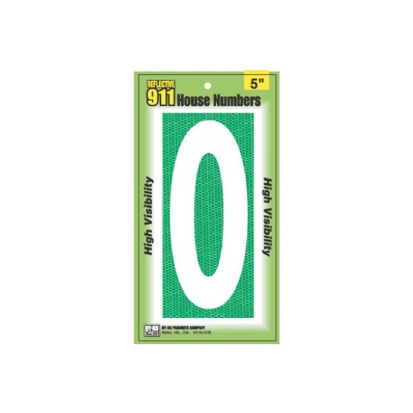 Hy-Ko Prod Co Numbers Reflective '911' House 920 | Zoro