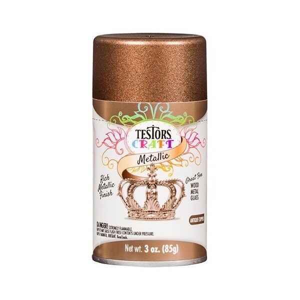 Rust-Oleum SPRAY PAINT 3 OZ MET ANTQ COPPER TESTORS 321207 | Zoro