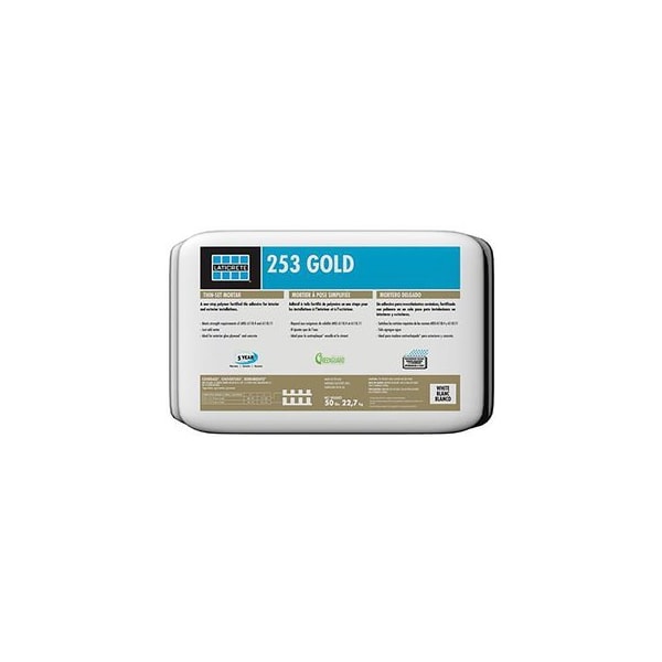 Laticrete International. 0253-0050-21 Gray 50lbs 253 Thinset in. Gold ...
