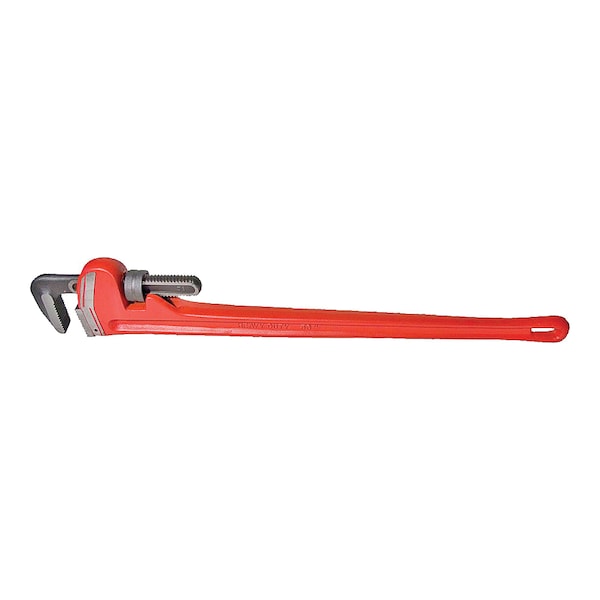 Superior Tool Co SUPERIOR TOOL Pipe Wrench, 5 in Jaw, 36 in L, Straight ...