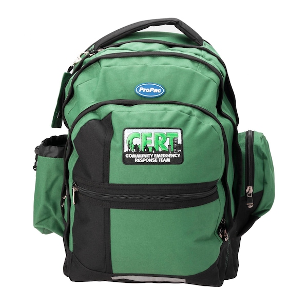 Propac BACKPACK, LARGE, GREEN WITH CERT D2010WEST-CERT | Zoro