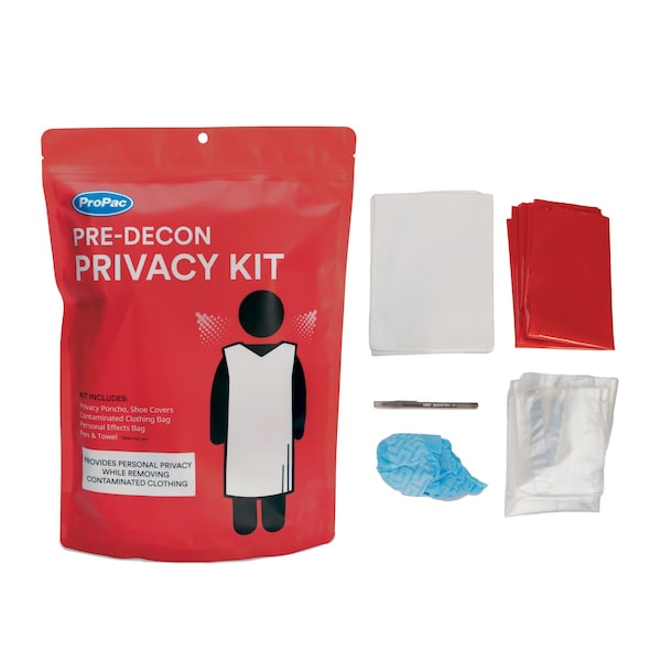 Propac Personal Privacy Kit, Pre-Decon, Adult D3601-PRE | Zoro