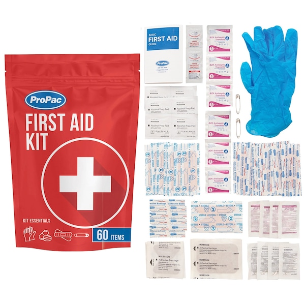 Propac 60 Pc First Aid Kit K3308 | Zoro