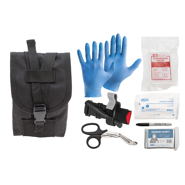 Propac Level 1 Bleeding Control Molle Kit K3551-UTILITY-BK | Zoro