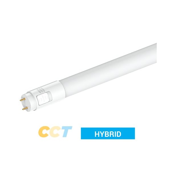 Portor 4FT LED T8 Hybrid Tube, Type A+B, CCT Selector, 4000K/5000K ...