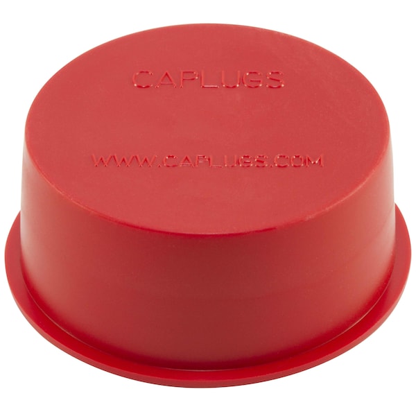 Caplugs TAPER CAP & PLUG INJ RED VINYL, 100PK TV-1 | Zoro