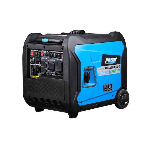 PULSAR 6,000 W Portable Inverter Generator, Gasoline/Liquid Propane ...