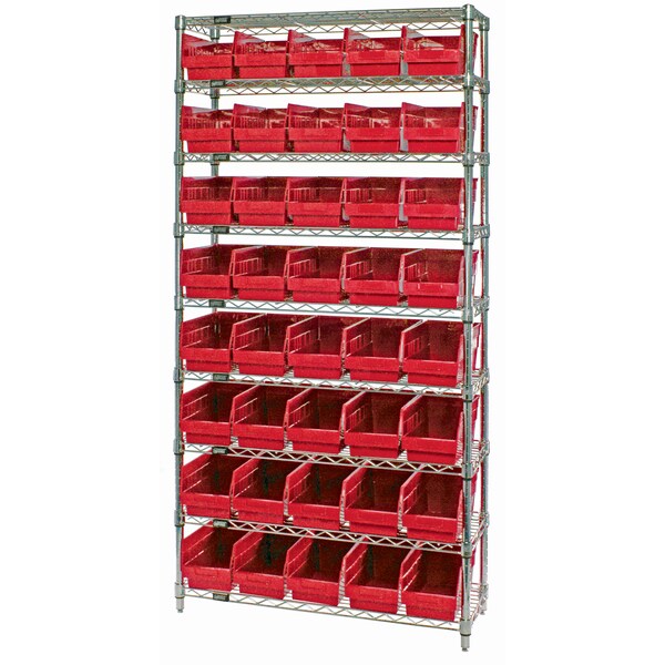 Quantum Storage Systems Wire Shelving Bin System - Complete Wire ...