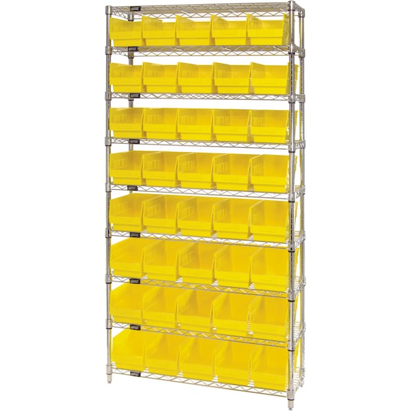 Quantum Storage Systems Wire Shelving Bin System - Complete Wire ...