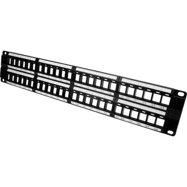 Quest Technology International Unloaded Patch Panel - 48-Port, 2U NBP ...