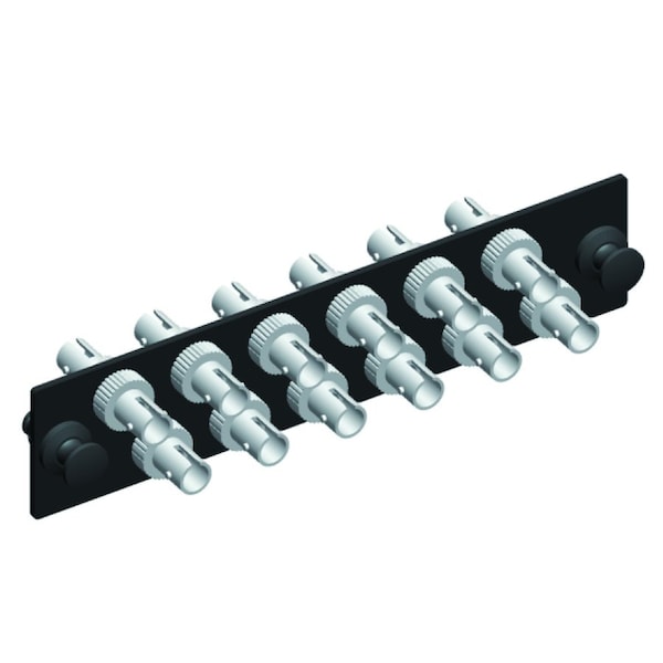 Quest Technology International St Adapter Strip - 12 Fiber, 12-Port ...