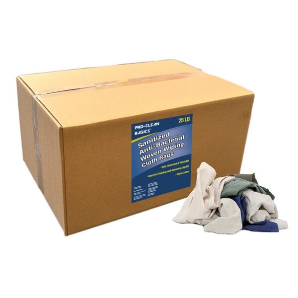 Proclean Sanitized Anti-Bacterial Woven Wiping Cloth Rag, Colored ...