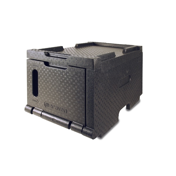 Araven INSULATED TRANSPORT CONTAINER GN1/1 BLACK 41500 | Zoro