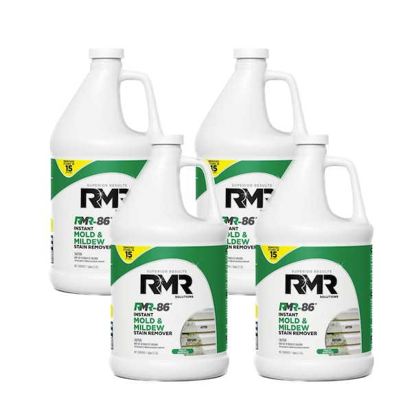 Rmr Solutions RMR-86 INSTANT MOLD & MILDEW STAIN REMOVER GALLON, 4PK ...