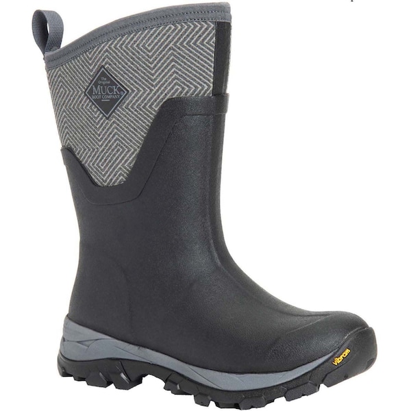 Muck Boot Co Women's Arctic Ice Mid Rubber Boot, Plain Toe, 12" Height ...