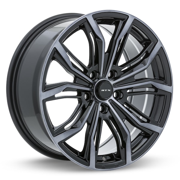 Rtx Alloy Wheel, Black Widow 17x7.5 5x114.3 ET42 CB73.1 Black Machined ...